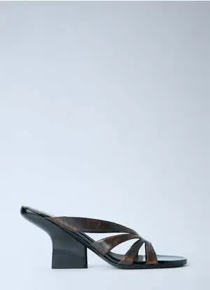 Dries Van Noten Strappy Block Heel Sandals