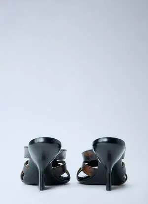 Dries Van Noten Strappy Block Heel Sandals