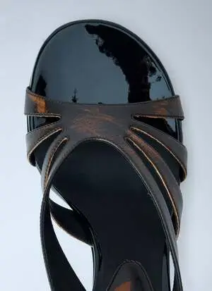 Dries Van Noten Strappy Block Heel Sandals