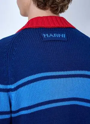 Marni Zip-up Knit Cardigan