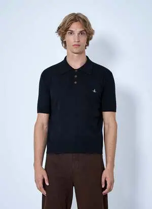VIVIENNE WESTWOOD Mark Polo Shirt - Black