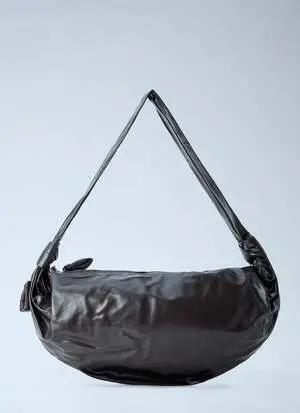 LEMAIRE Large Soft Croissant Shoulder Bag Brown