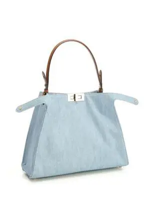 Fendi Way Medium Denim Bag