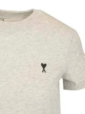 AMI Paris De Coeur Crewneck T-shirt - White