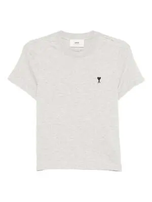 AMI Paris De Coeur Crewneck T-shirt - White