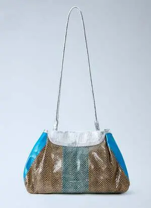 Dries Van Noten Textured Leather Shoulder Bag