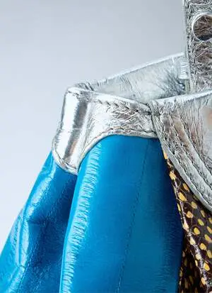 Dries Van Noten Textured Leather Shoulder Bag