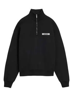 Jacquemus Gros Grain Sweatshirt - Black