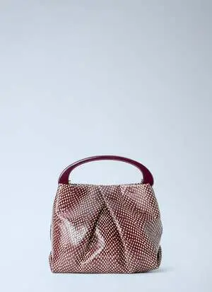 Dries Van Noten Patterned Top Handle Bag