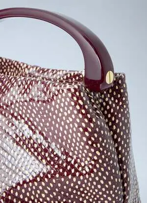 Dries Van Noten Patterned Top Handle Bag - Multicolor