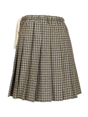 Miu Miu Tartan Miniskirt