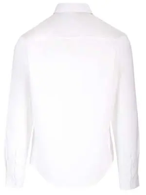 AMI Paris De Coeur Cotton Shirt - White