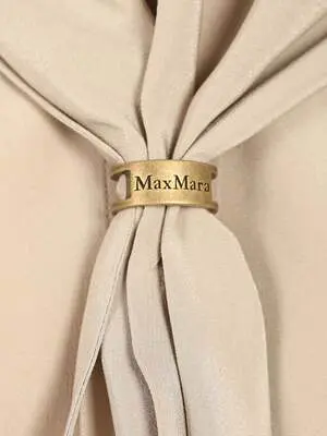 Max Mara Silk Scarf Shirt - Cream