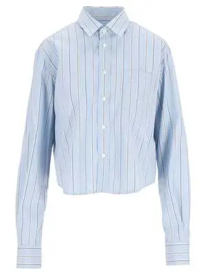 AMI AMI PARIS Short Shirt With Ami De Coeur Detail