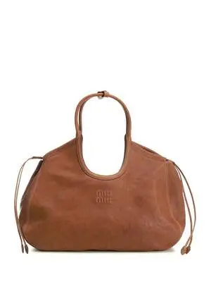Miu Miu Ivy Shopping Bag - Brown