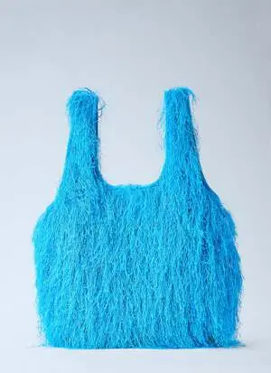 Dries Van Noten Marche Medium Tote Bag - Blue