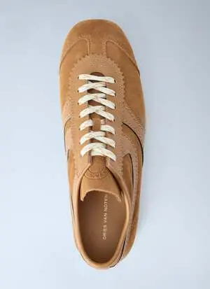 Dries Van Noten Suede Panel Sneakers
