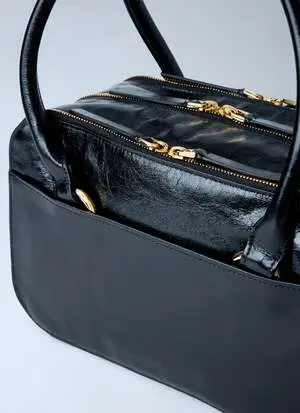 Marni Bauletto Small Leather Handbag