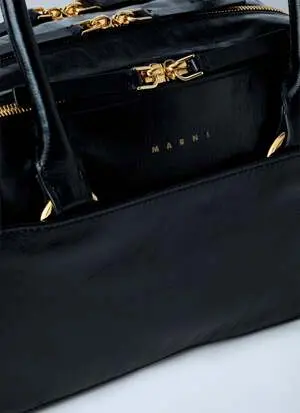 Marni Bauletto Small Leather Handbag