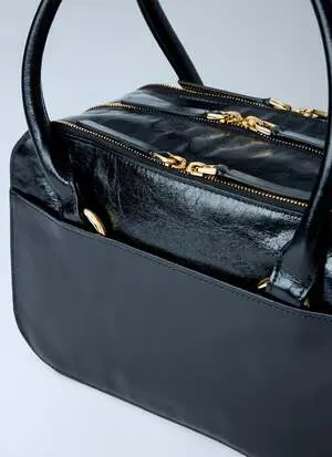Marni Bauletto Small Leather Handbag