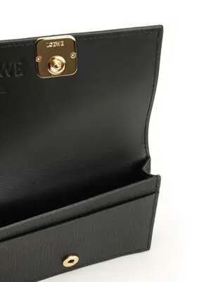Loewe Anagram Business Card Holder - Black