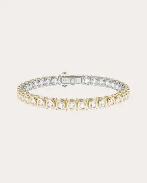 CHELSEA GABRIELLE Diamond Dualité Reversible Tennis Bracelet - Gold