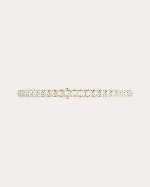 CHELSEA GABRIELLE Diamond Dualité Solo Petite Tennis Bracelet - Gold