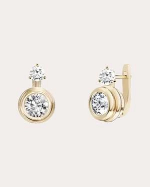 CHELSEA GABRIELLE Diamond & 18k Spark Earrings - Gold