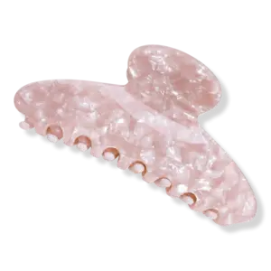 PINK PEWTER Classic Curved Acetate Claw Hair Clip - Blush Stone