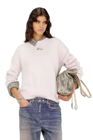 DIESEL® Jumper In Wool And Alpaca Blend - Pink