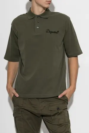 Dsquared2 Polo With Embroidered Logo