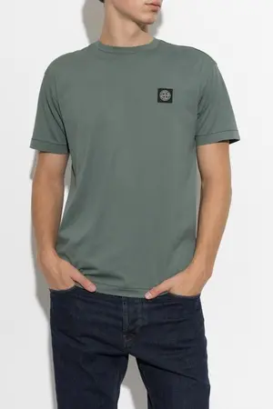 Stone Island T-shirt With Logo Patch
