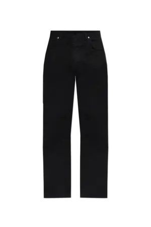 Stone Island Jeans With Slightly Tapered Legs - Black