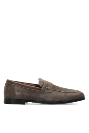 FERRAGAMO Tiberio" Suede Loafers - Grey