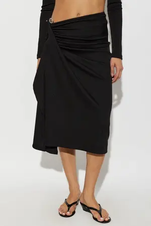 Christopher Esber Droplet Crystal Clasp Cascade Skirt