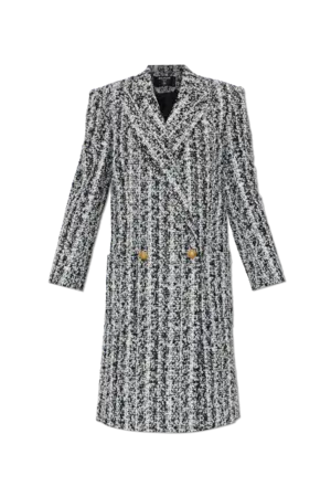 Balmain Double-breasted Coat With Pockets