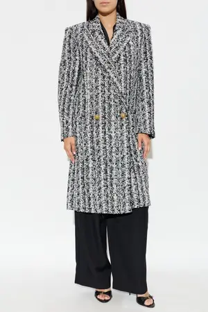 Balmain Double-breasted Coat With Pockets