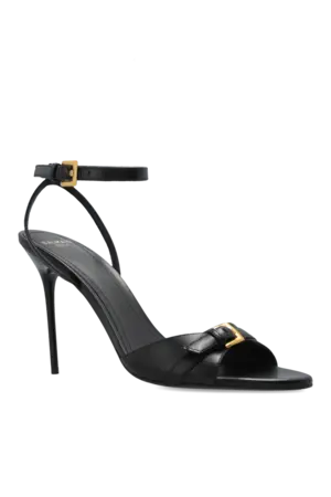 Balmain Anthem' Leather Heeled Sandals