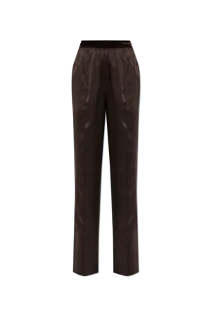 TOM FORD Silk Pants - Brown