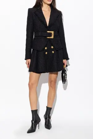 Balmain Leather Heeled Ankle Boots 'anthem
