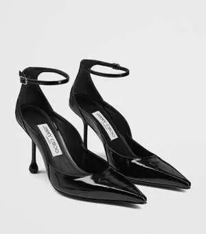 JIMMY CHOO Quinci 95 Patent Leather Pumps