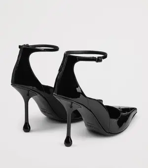 JIMMY CHOO Quinci 95 Patent Leather Pumps