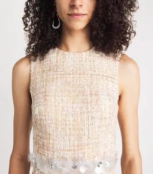 Safiyaa Maisie Tweed Midi Dress