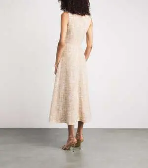 Safiyaa Maisie Tweed Midi Dress