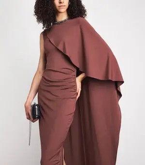 Roland Mouret Jersey Crystal-embellished Column Dress