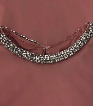 Roland Mouret Jersey Crystal-embellished Column Dress