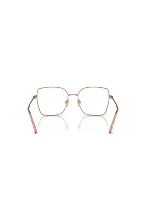 VOGUE EYEWEAR 53mm Irregular Optical Glasses - Pink