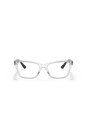 VOGUE EYEWEAR 51mm Rectangle Optical Glasses - Transparent