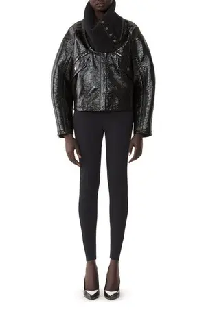 LANVIN Short Vinyl Coat