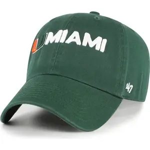 '47 Miami Hurricanes Clean Up Adjustable Hat - Green